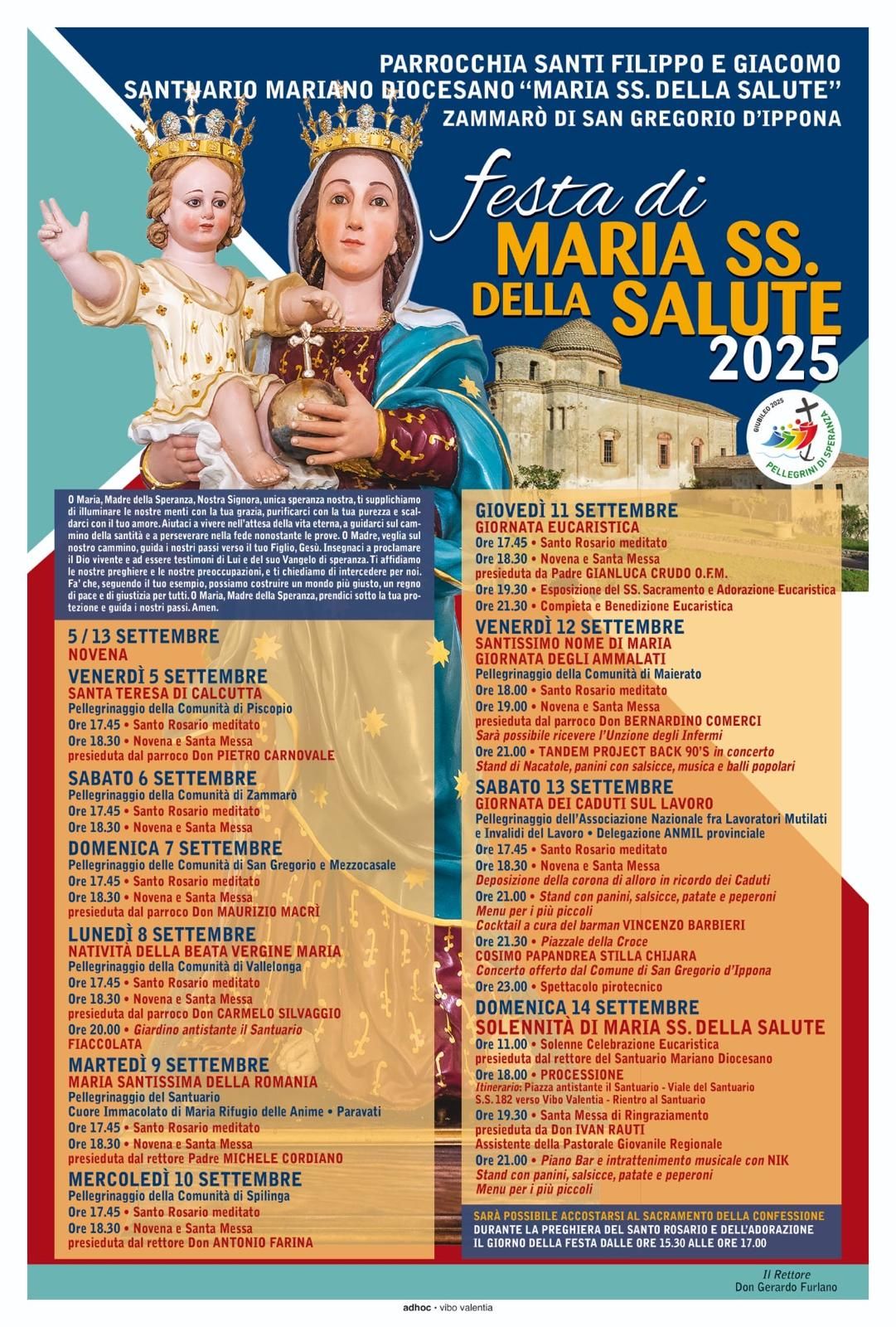 Festa di Maria SS. della Salute - Zammarò di San Gregorio d'Ippona ...